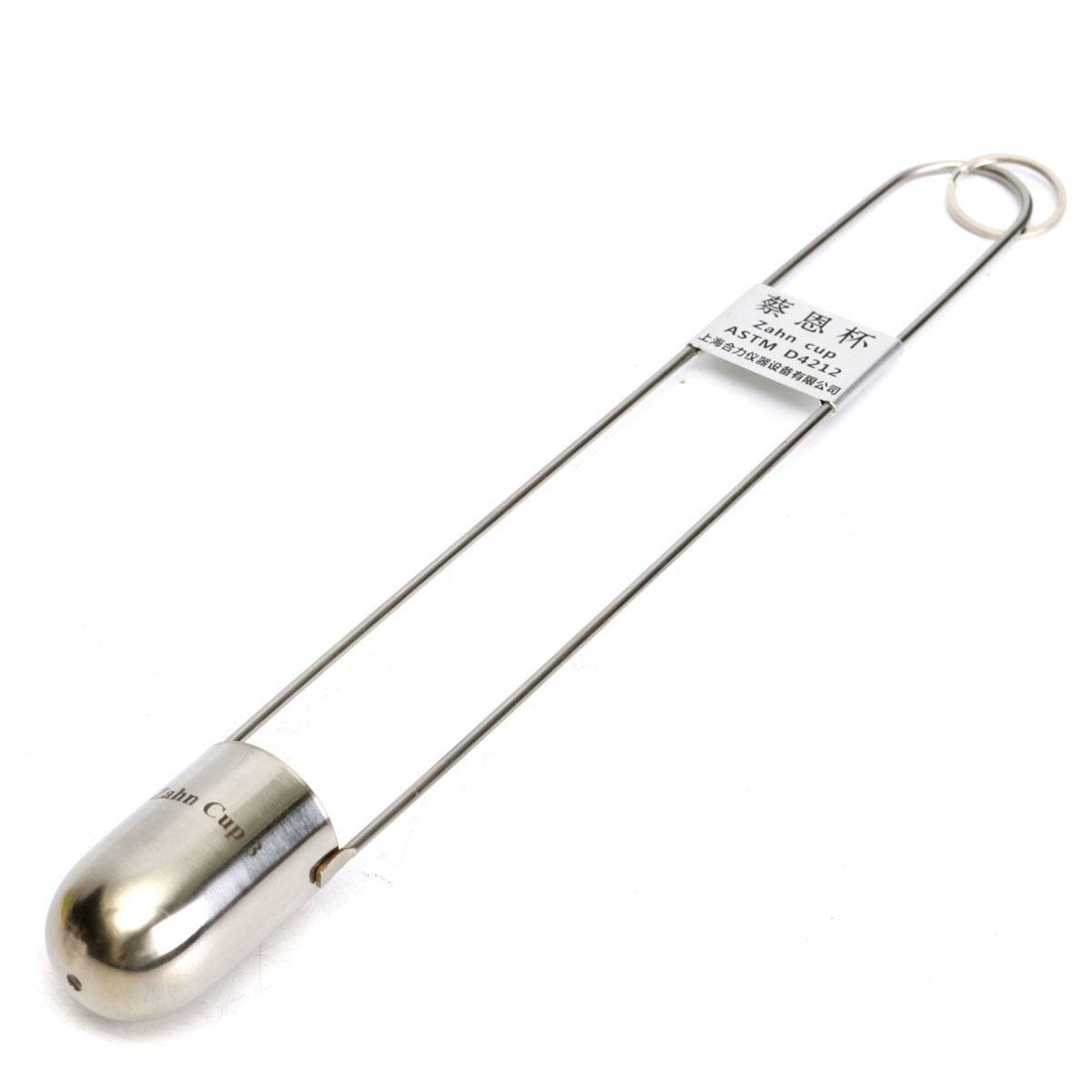 Вязкость краски Zahn Dip Type 3# Очень точная вязкостная емкость для чернил Отверстие 3,86 мм