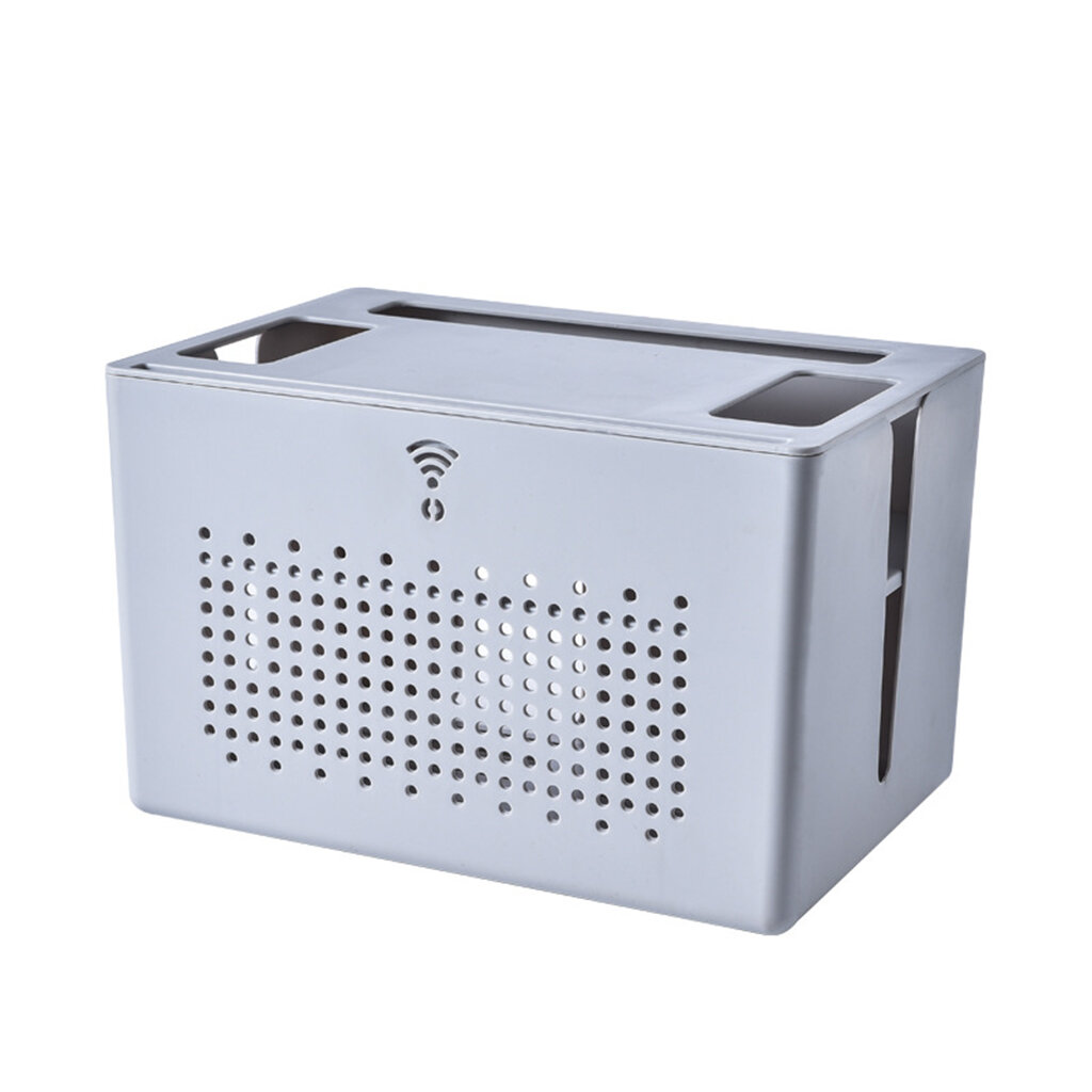 Двухслойный беспроводной беспроводной вариант Wi-Fi Router Box Box Desktop Growe Wire Organizer Box TV Set Top Rack Power Box