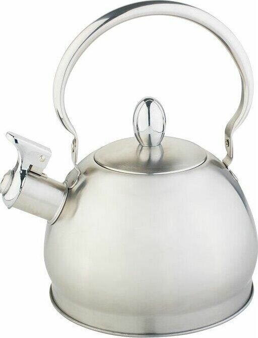 Чайник для плиты со свистком ВЕ-0560 нерж со свистком 2,0