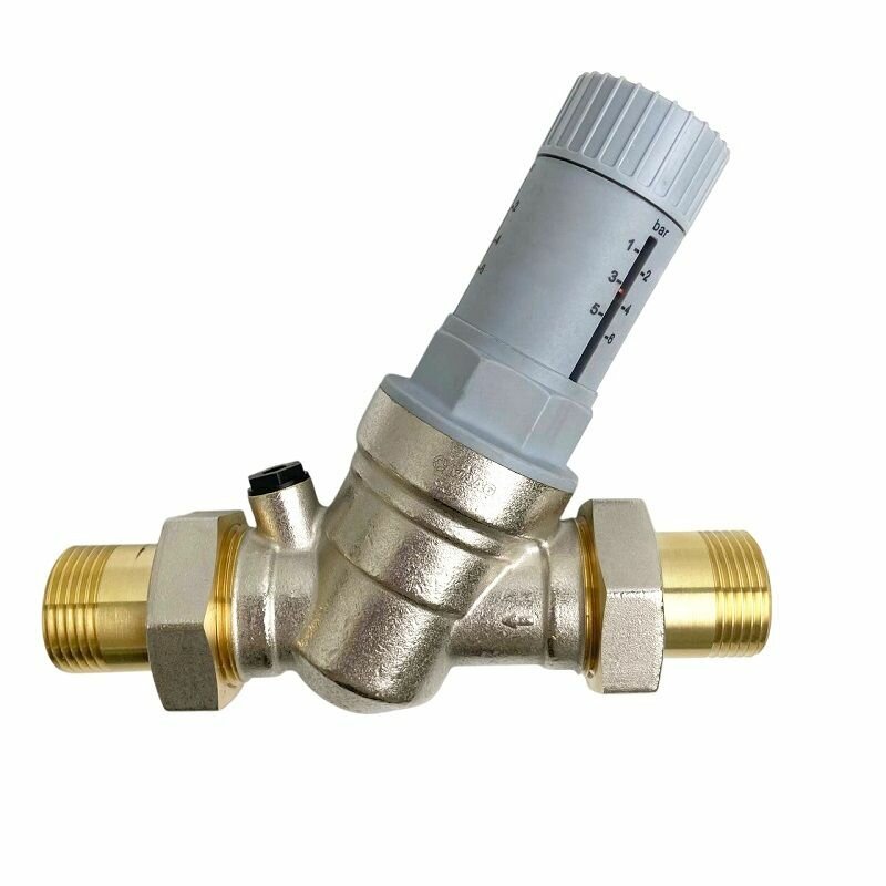 Редуктор давления мембранный 1", PN25, WAAG DRVN, регулируемый 1,5-6 бар.