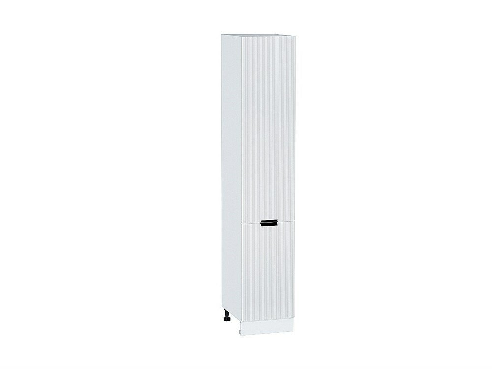 VVT Шкаф пенал с 2-мя дверцами Евро Лайн Белый, Белый, 2140, 400
