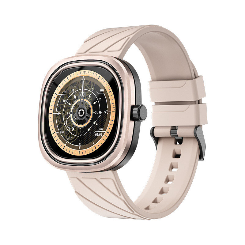 Смарт часы женские Smart Watch DG Ares HD. Умные часы. Розовый ремешок.