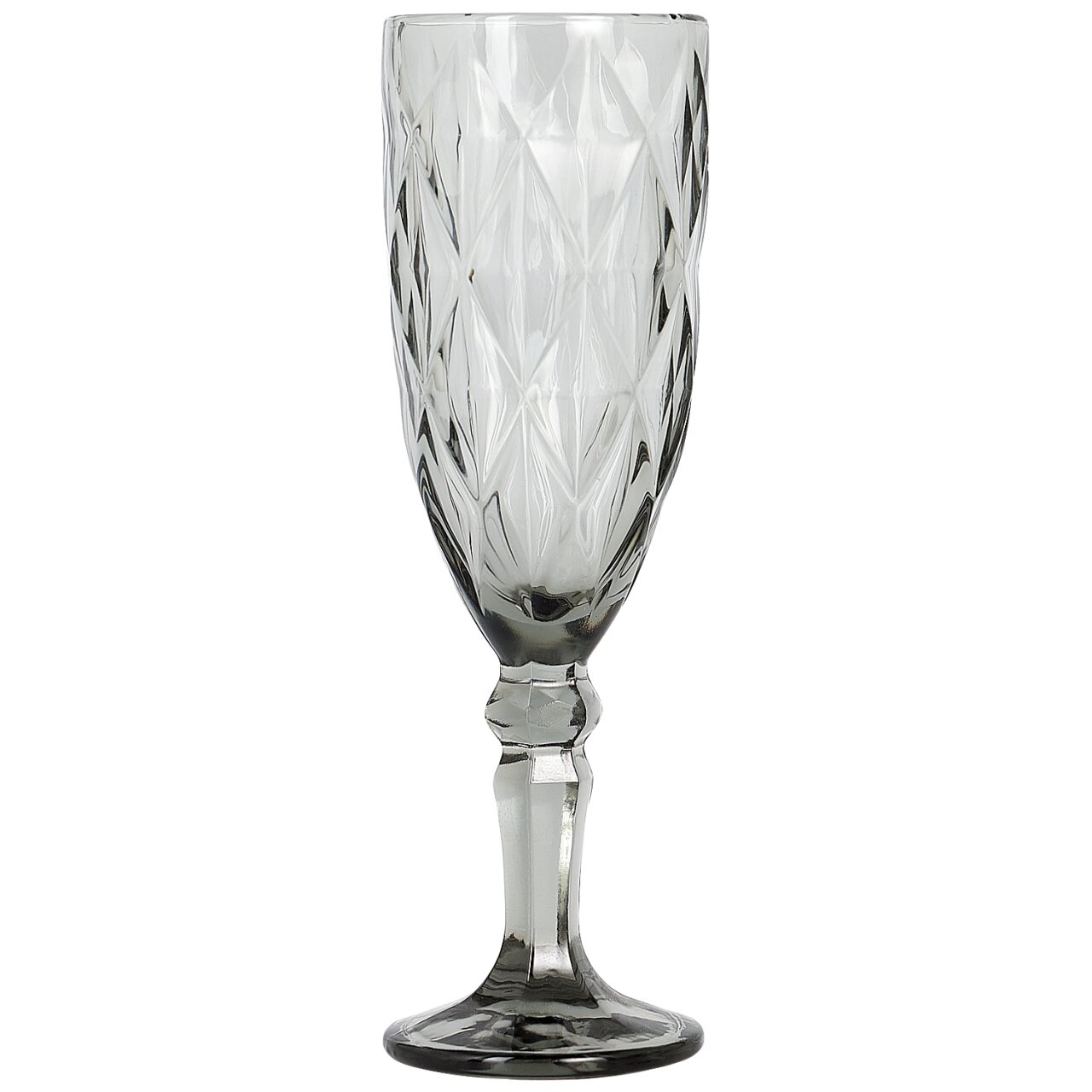 Diamond бокал для шампанского 165 мл из стекла, стильный и элегантный с балансом дизайна