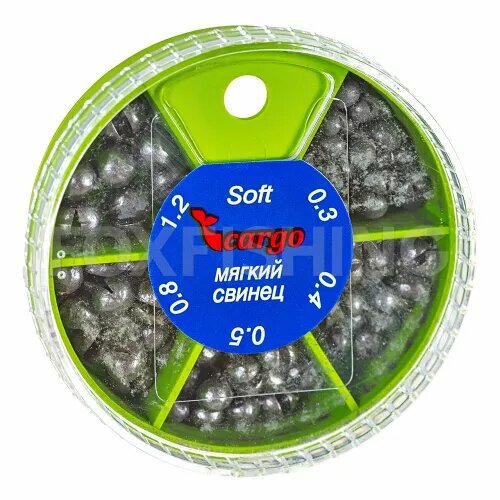 Дробь Cargo Мягкий Свинец 0,3-1,2гр