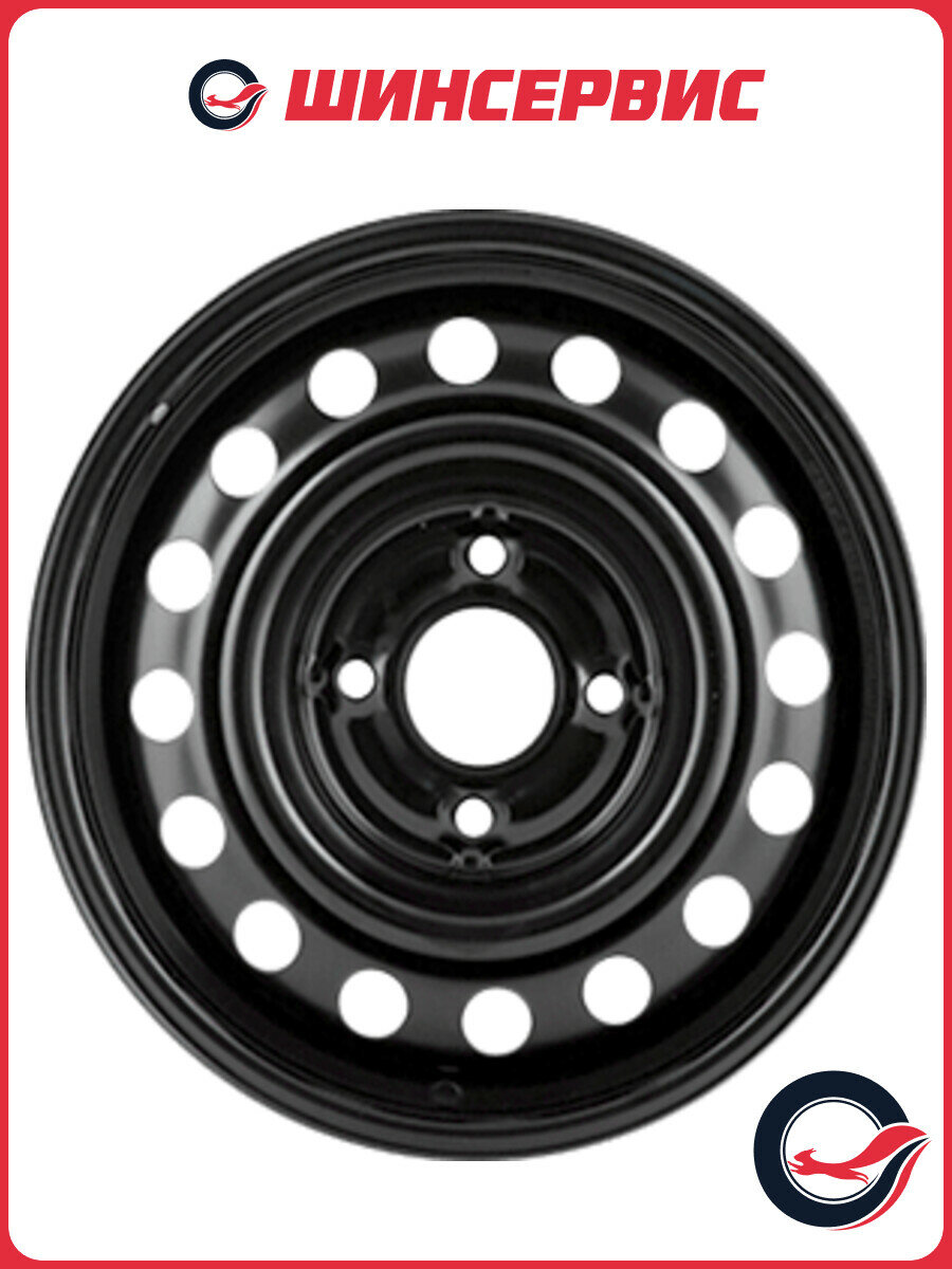 Стальной колесный диск TREBL 8135 R15x6.0J 4x100 ET45 ЦО56.1 для автомобиля