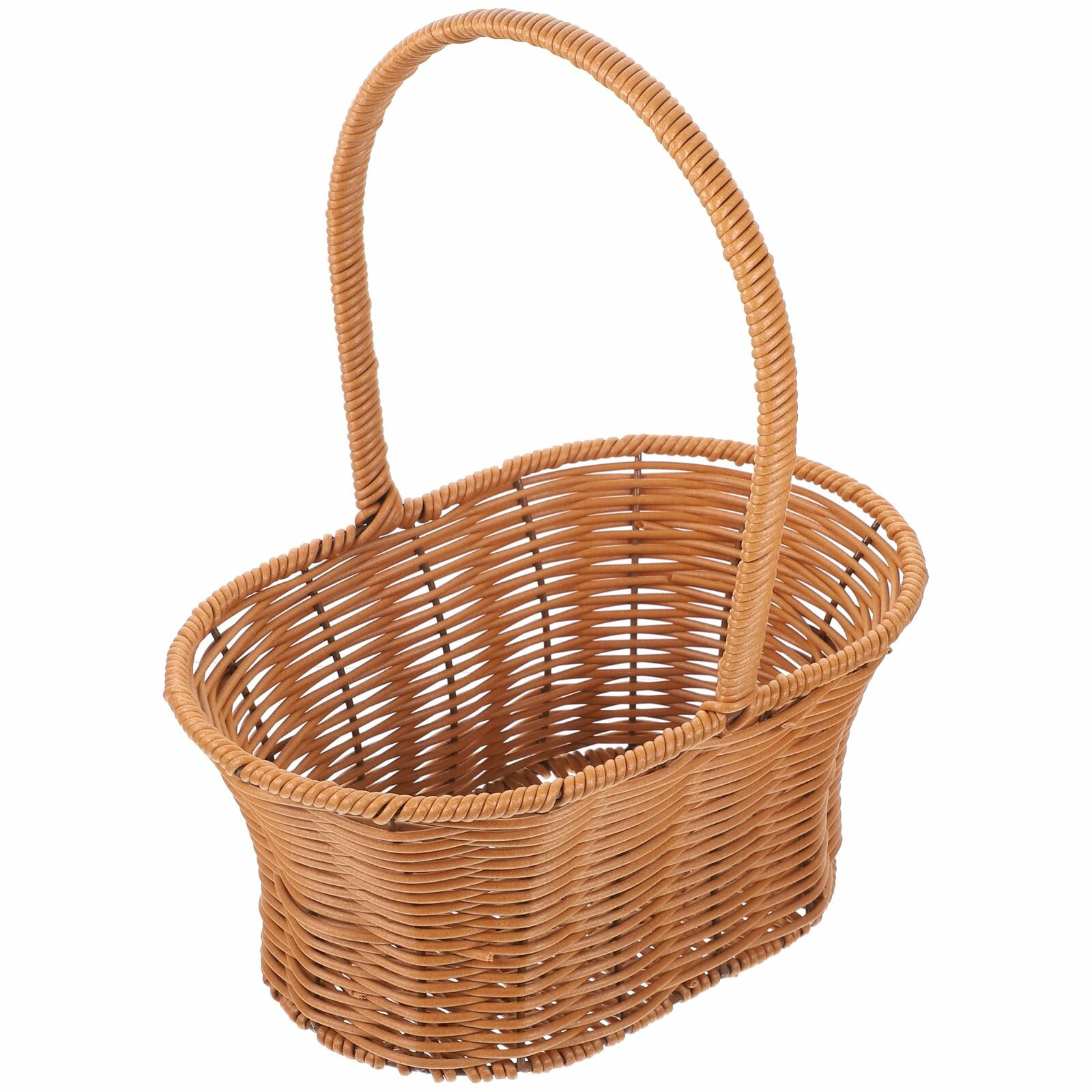 Плетёная корзинка для фруктов и сладостей 25x16x30 см, привлекательный внешний вид