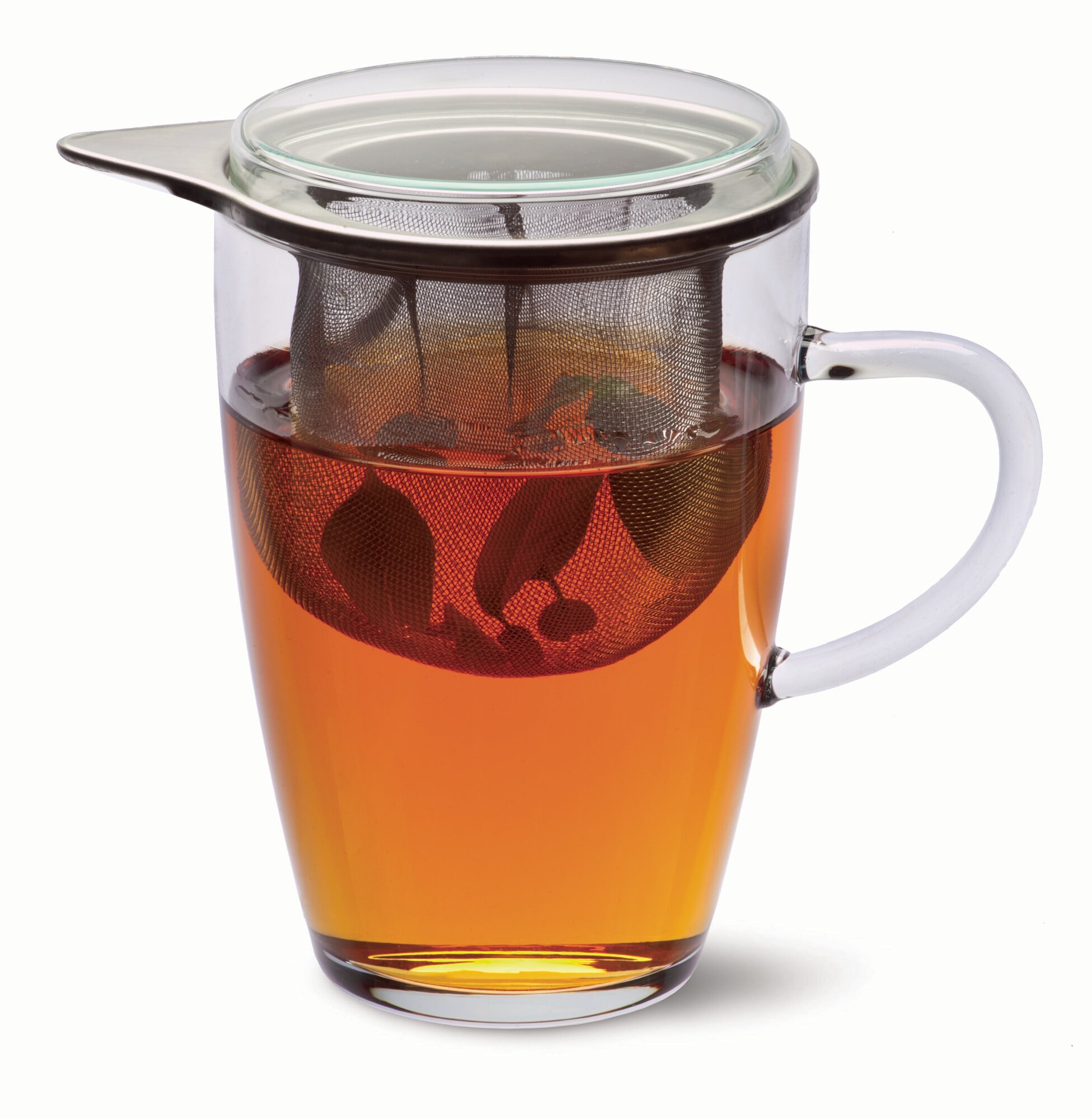 Кружка с ситечком и стеклянной крышкой, 0,35 л; (арт.179), Simax/ СИС025