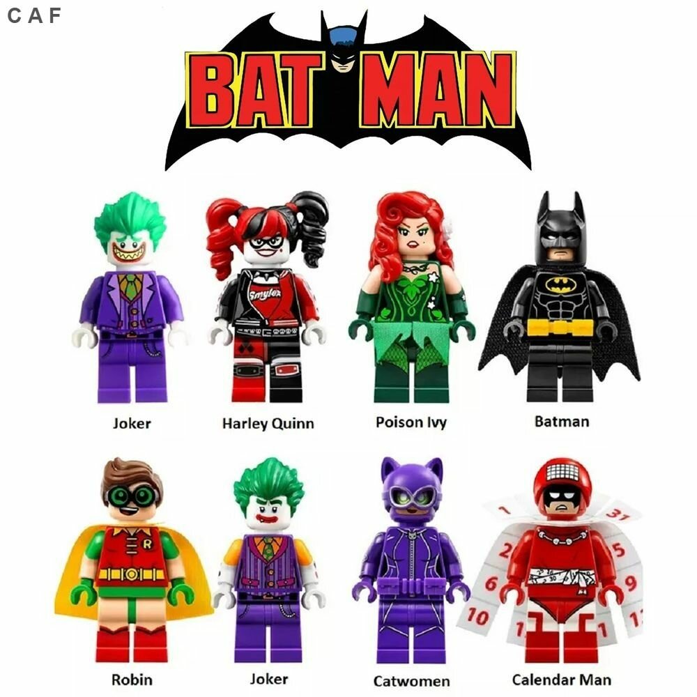 Набор веселых минифигурок Batman Бэтмен (8шт.)