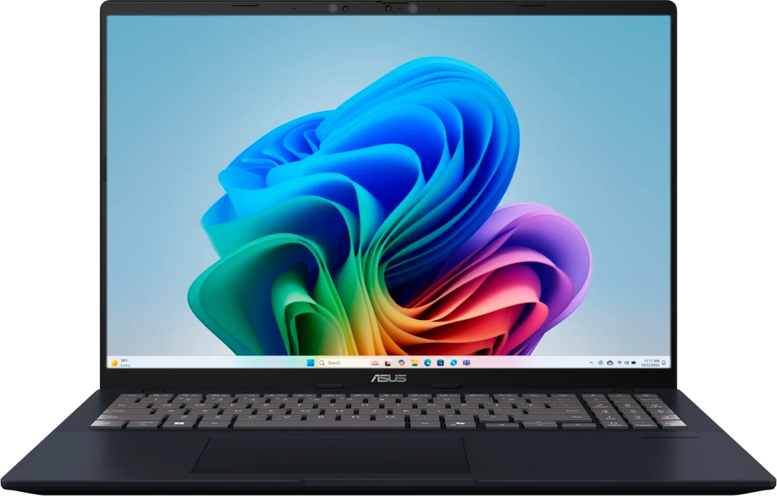 Ноутбук ASUS Vivobook 16 X1607QA-DS54 (Snapdragon X, 16 ГБ, 512 ГБ, Win 11 + MS Office) Синий