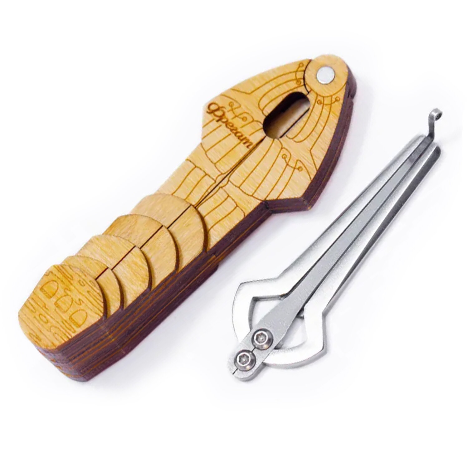 Варган Глазырина "Фрегат" с деревянным футляром - музыкальный инструмент для начинающих и профи, великолепный подарок