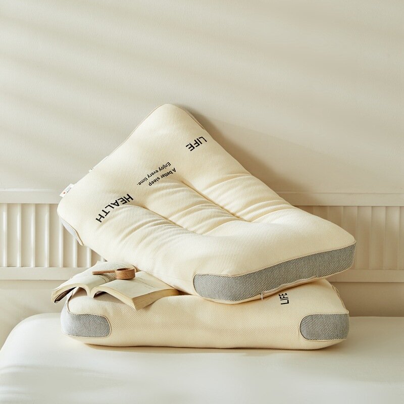 Подушка Yuexiangjia Pillow Core, японская, вязаная, бежевый, 47х74 см