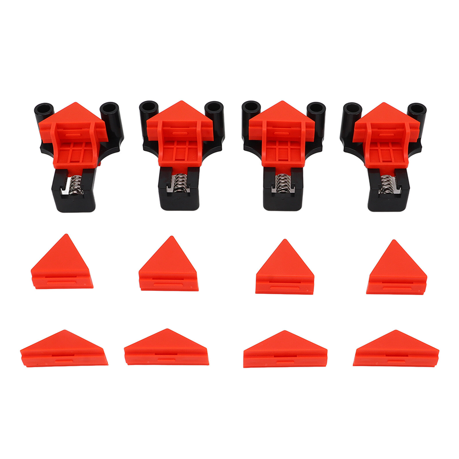 4pcs Угловой зажим от 5 до 22 мм 60 90 120 градусов Регулируемый прямой угловой фиксатор для деревообработки