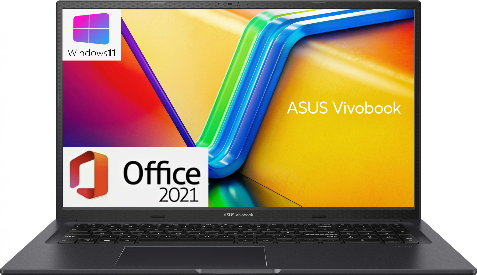 ASUS X17 Ноутбук 17.3", AMD Ryzen 7 7730U-8 ядер до 4.5 ггц , RAM 16 ГБ, SSD 512 GB, Win 11PRO+Office, Рус. клав.