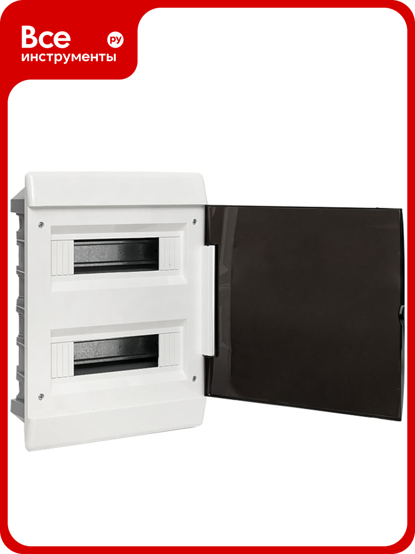 Распределителный, EKF, щит EKF ЩРВ-П-24, IP41 Basic pb-v-24-bas, пластиковые, электромонтажа в жилых