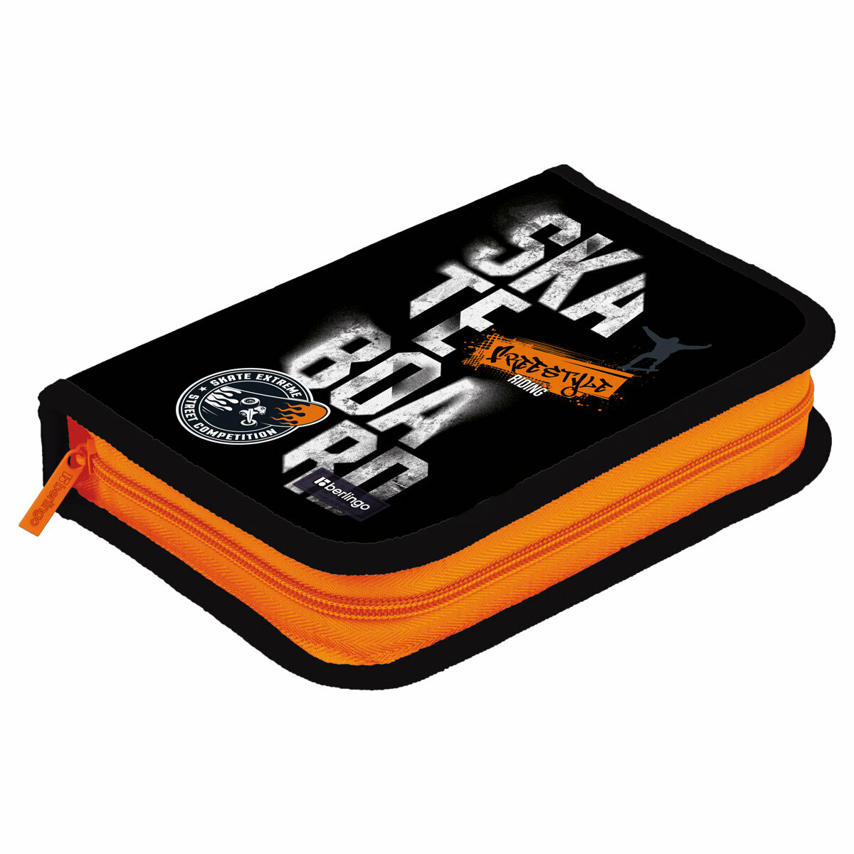 Пенал 1 отделение, 200*140*40 Berlingo "Extreme freedom", дополнительная откидная секция, полиэстер