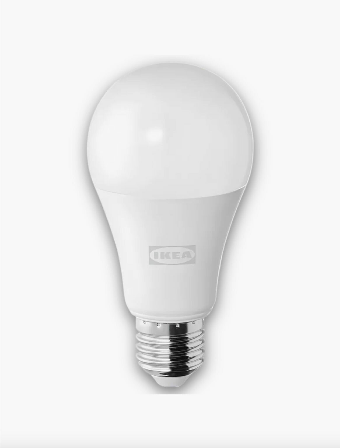 5шт. SOLHETTA солхетта Светодиодная лампочка икея E27 1521 лм, комплект 5 штук, регулируемая яркость/шаровидный молочный