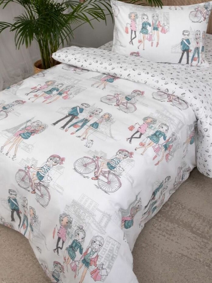 Детское постельное белье 1,5 спальное для девочки, для мальчика. Поплин -100 % хлопок