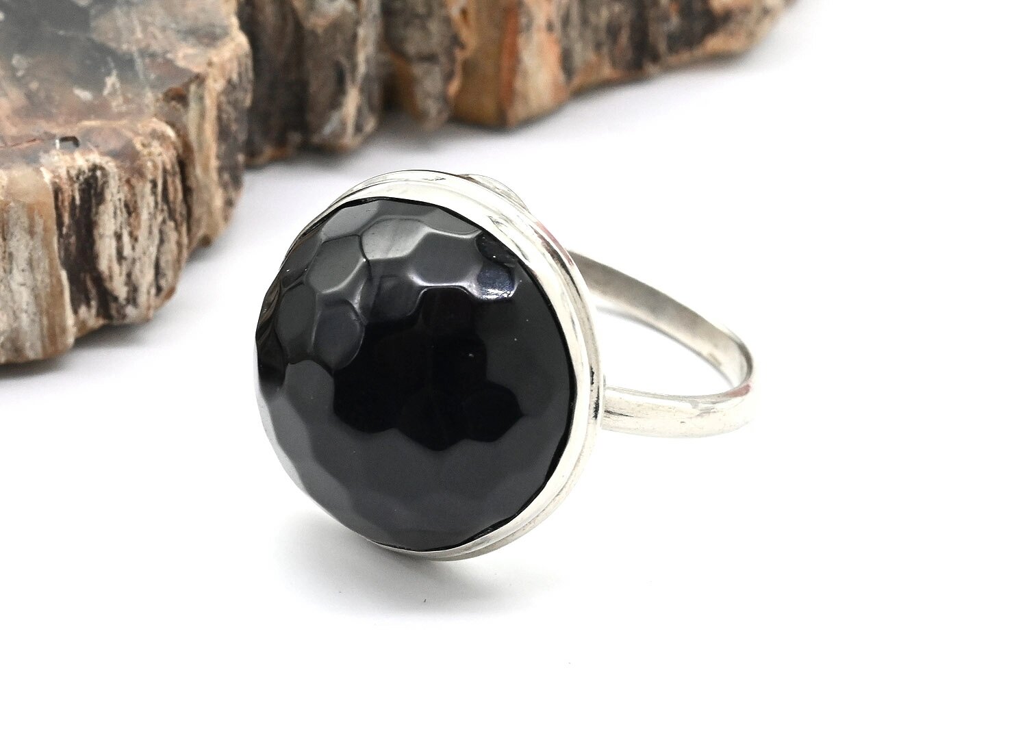 Кольцо, агат