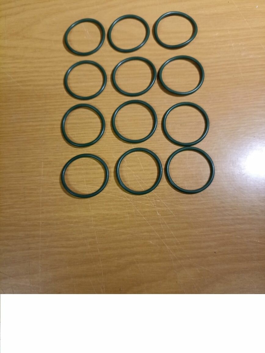 37.1111940-02 Кольцо упл. секции ТНВД 363, 773 (язрти) зеленое 12 шт