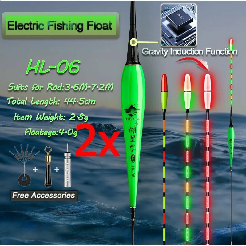HULIKING Электрические поплавки с датчиком гравитации 2 шт. HL-06 2pcs