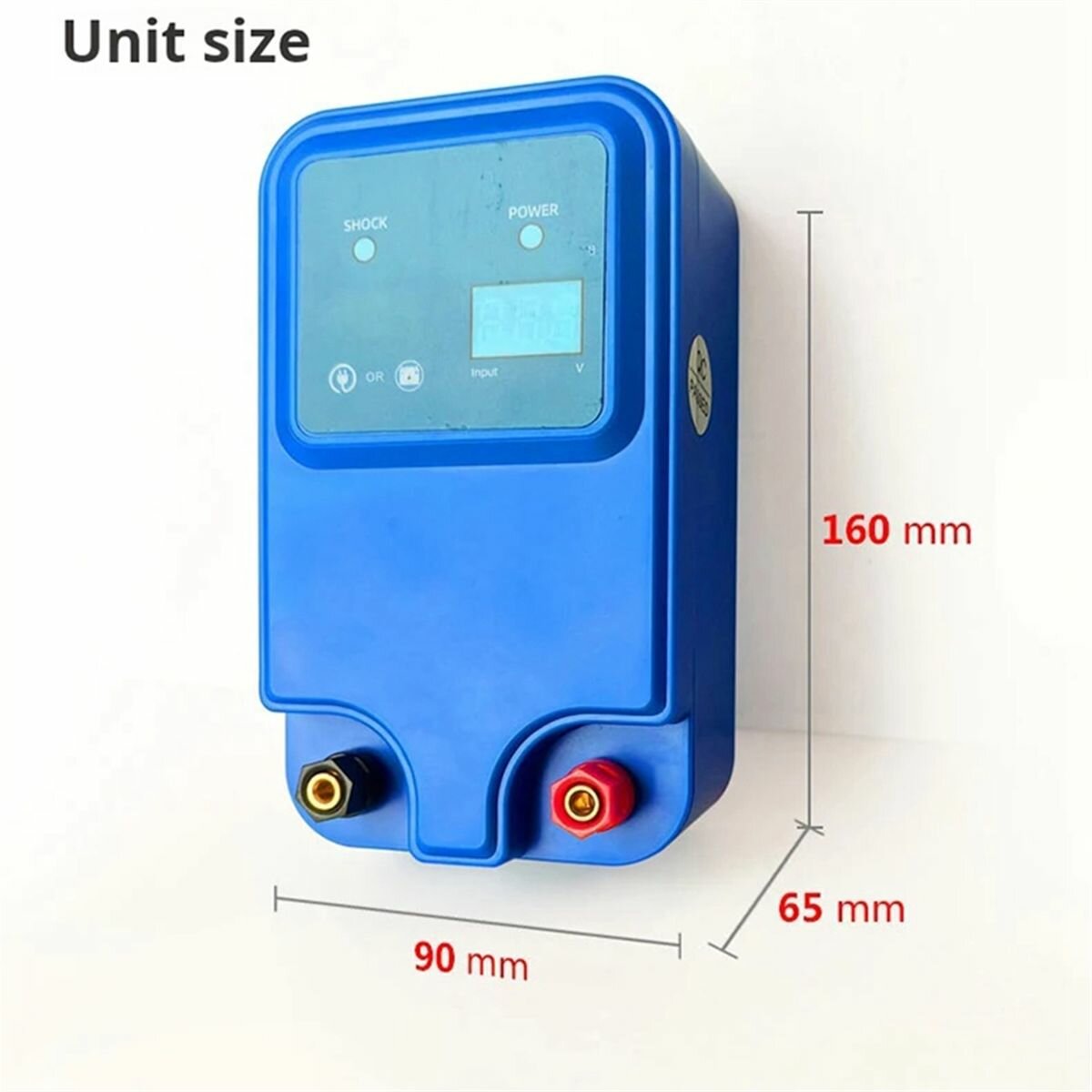 10 км 12 В электрический забор для животных импульсное устройство с вилкой ЕС