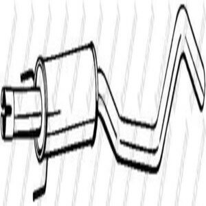 Средний глушитель выхлопных газов Bosal арт. 285-957