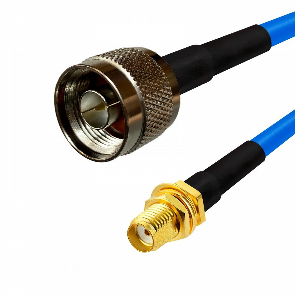 Кабельная сборка N-male - SMA-female 2 м. Кабель 5D-FB CU (медь)