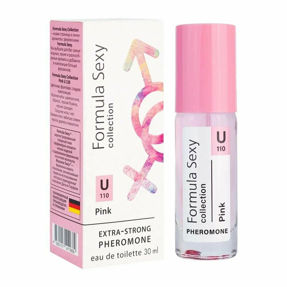 Туалетная вода Formula Sexy 30ml U110 PINK с феромонами (аромат Zark Pink Molecule) для женщин