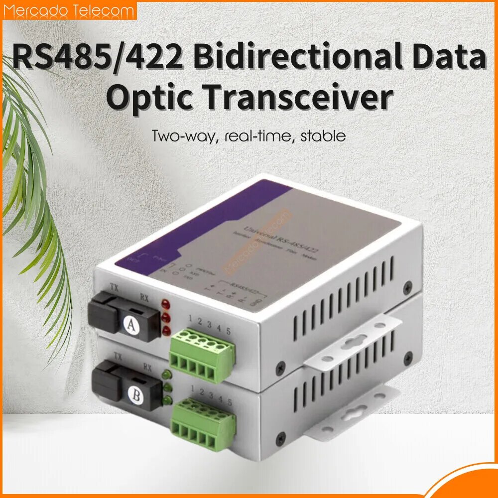 CAILI TH-RS485 Одномодовый оптоволоконный медиа-конвертер 20км