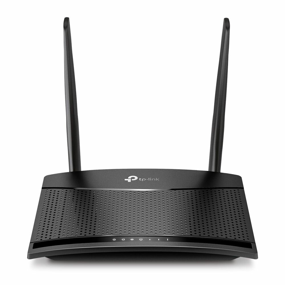 Wi-Fi Роутер 4G TP-Link TL-MR100, 2.4ГГц N300, с поддержкой LTE, 2xRJ45 100Мбит/с, 1xNanoSIM