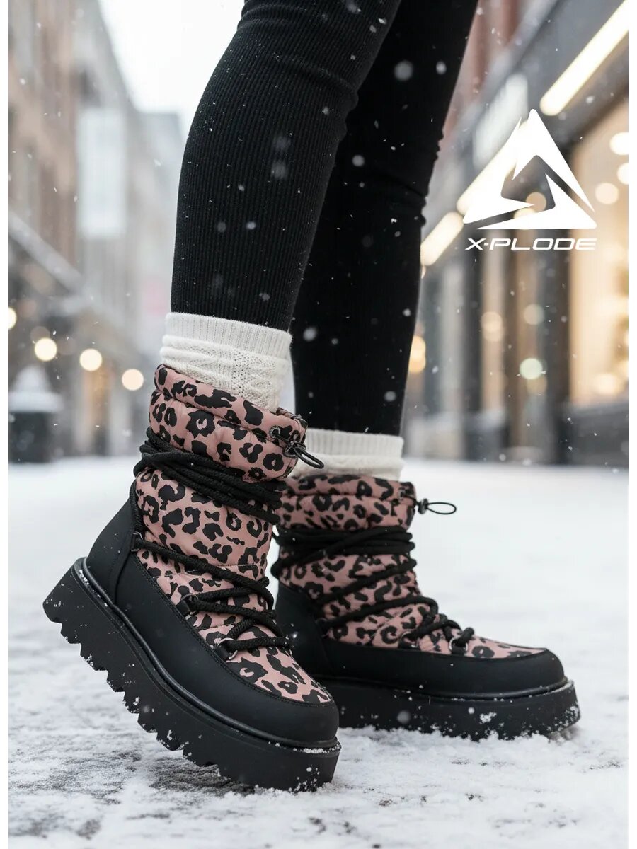 Сапоги ЖенскийЗимаСтильВысокая зима