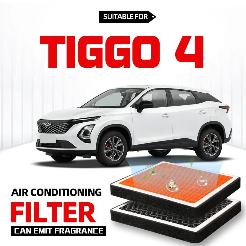 Для Chery Tiggo 4, салонный фильтр, воздушный фильтр, фильтр для кондиционера с активированным углем и ароматизатором для очистки автомобильного воздуха в салоне, Chery Tiggo 4