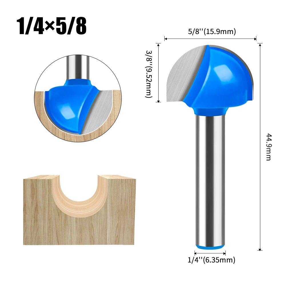 Фреза для вырубки паза под сегментную шпонку 6.35X15.9mm