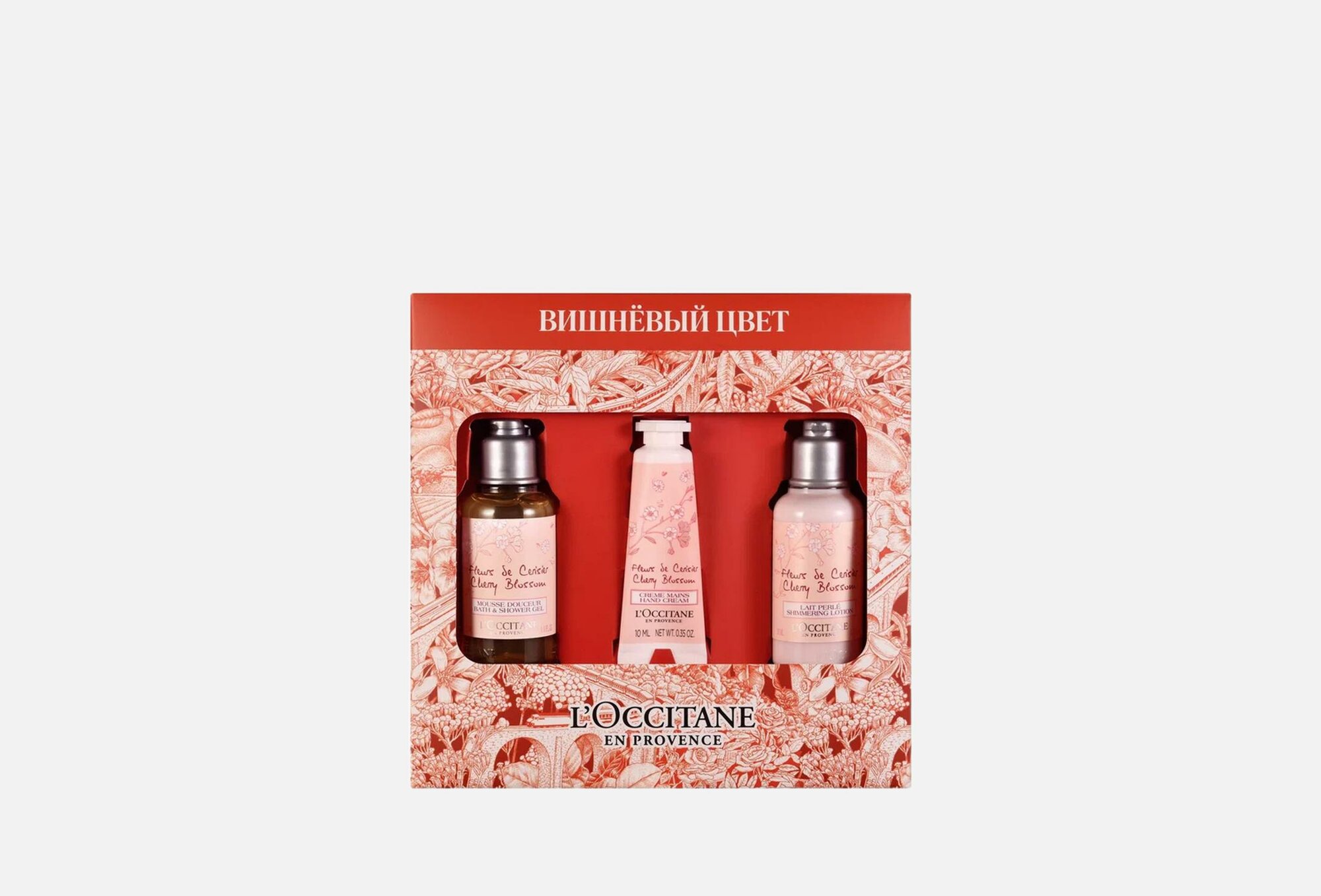Подарочный набор L'OCCITANE Вишневый цвет