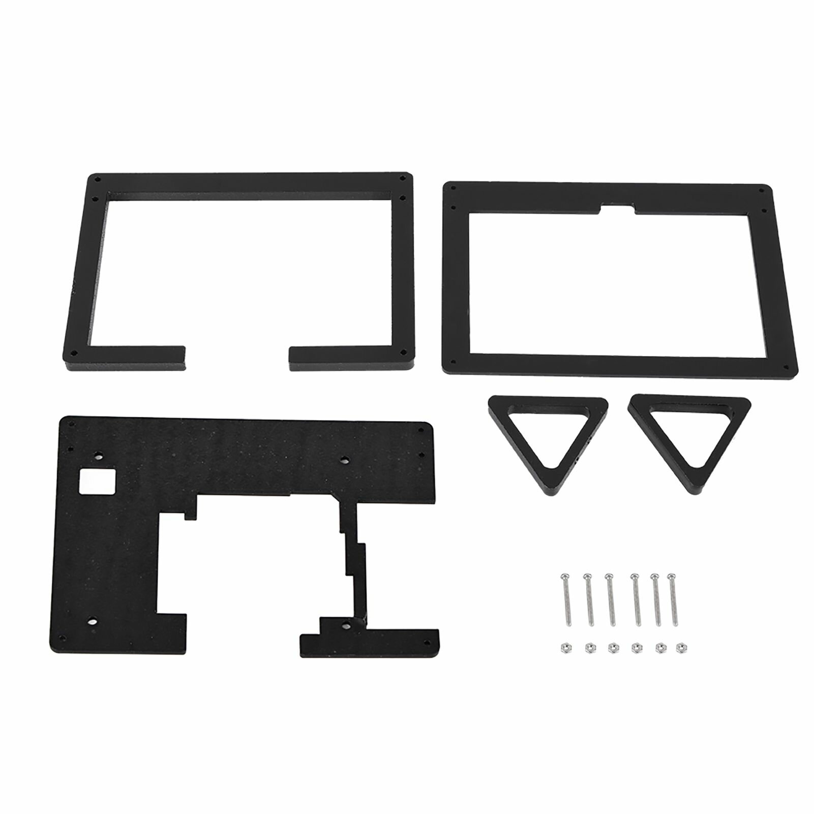 5" акриловый корпус для Raspberry Pi, чёрный, вентиляция, 85 55 мм