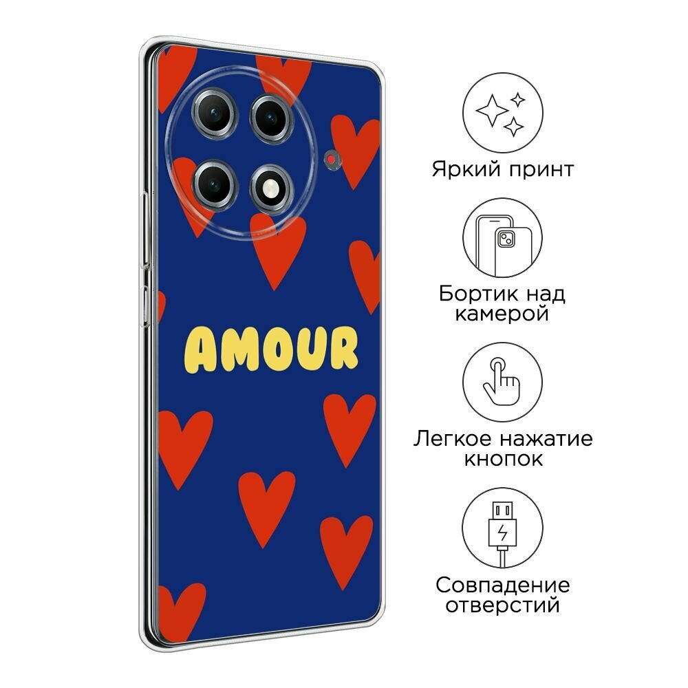 Чехол на Tecno Camon 30S Pro / Текно Камон 30S Про с принтом "Amour art - 14 февраля" — фото 1