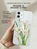 Чехол на Apple iPhone 12/12 Pro / Айфон 12/12 Про с принтом "White lily", прозра...