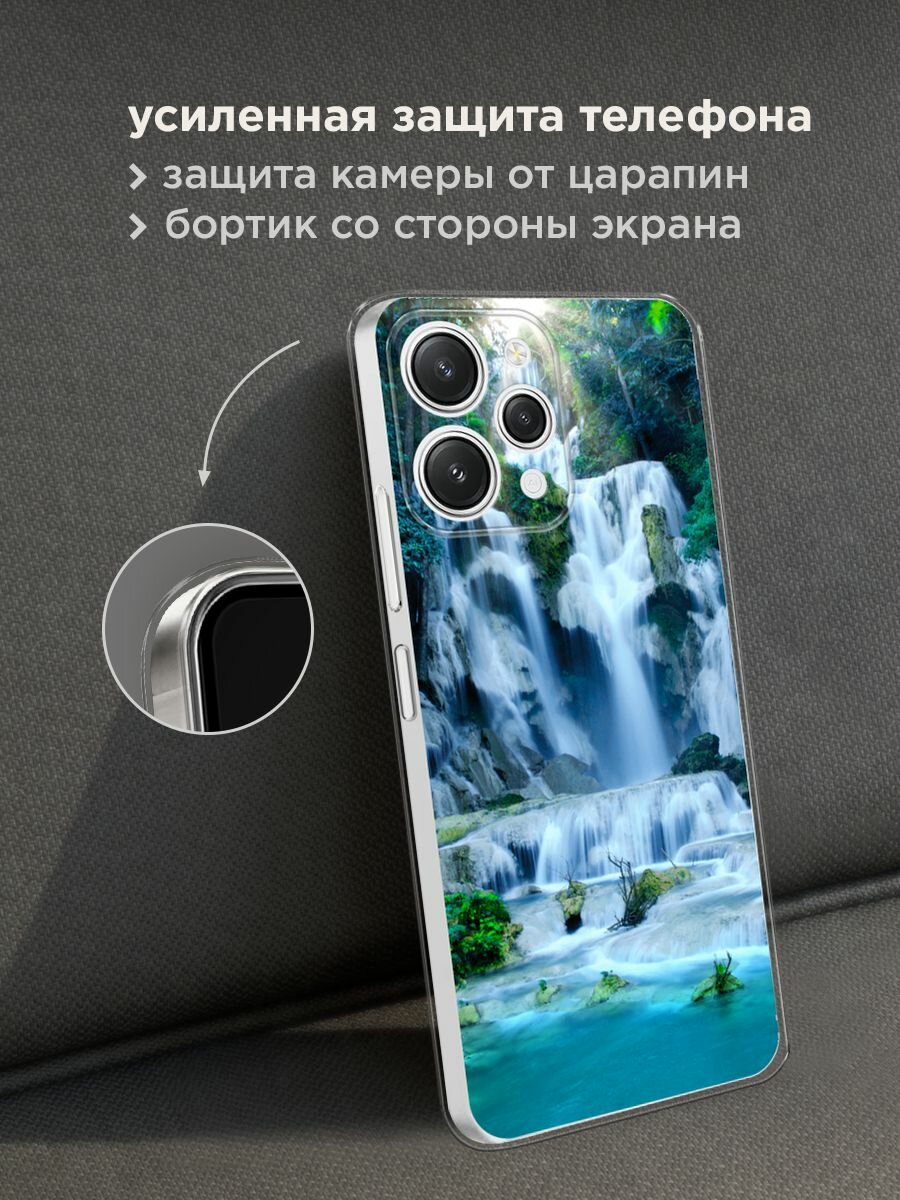 Чехол на Xiaomi Redmi 12 / Сяоми Редми 12 с принтом "Водопад 8" — фото 1