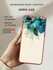 Силиконовый чехол на Oppo A3s / Oppo A3s с принтом Перья голубого цвета