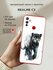 Силиконовый чехол на Realme C3 / Реалми C3 с принтом "Пантера арт 3"