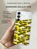 Чехол на Samsung Galaxy A16 / Самсунг А16 с принтом "Warning!", прозрачный
