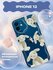 Чехол на Apple iPhone 12/12 Pro / Айфон 12 с принтом "Плюшевые овечки"