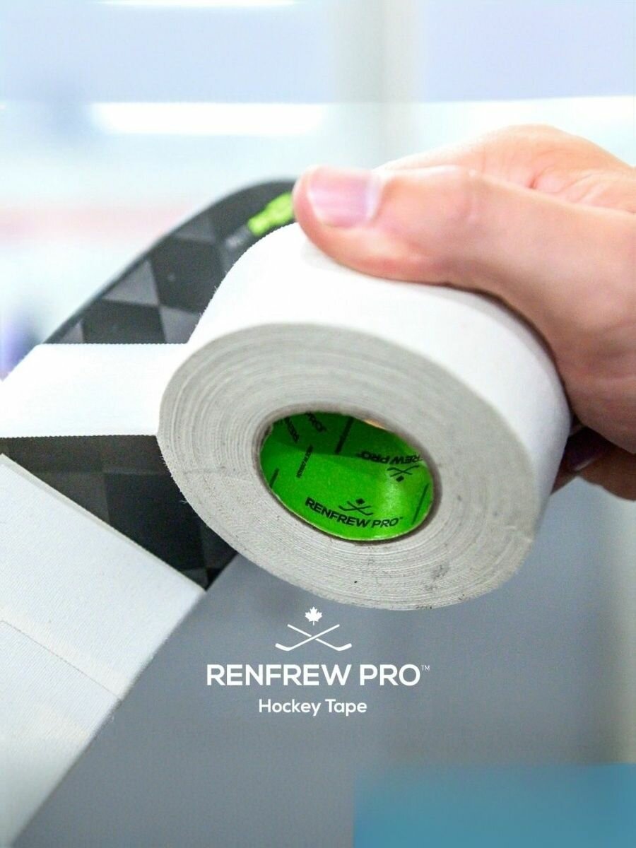 Лента хоккейная для клюшки Renfrew Pro 24 мм 25 м белая