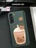 Чехол на Samsung Galaxy S22 / Самсунг Галакси S22 с принтом "Кофе 2", прозрачный