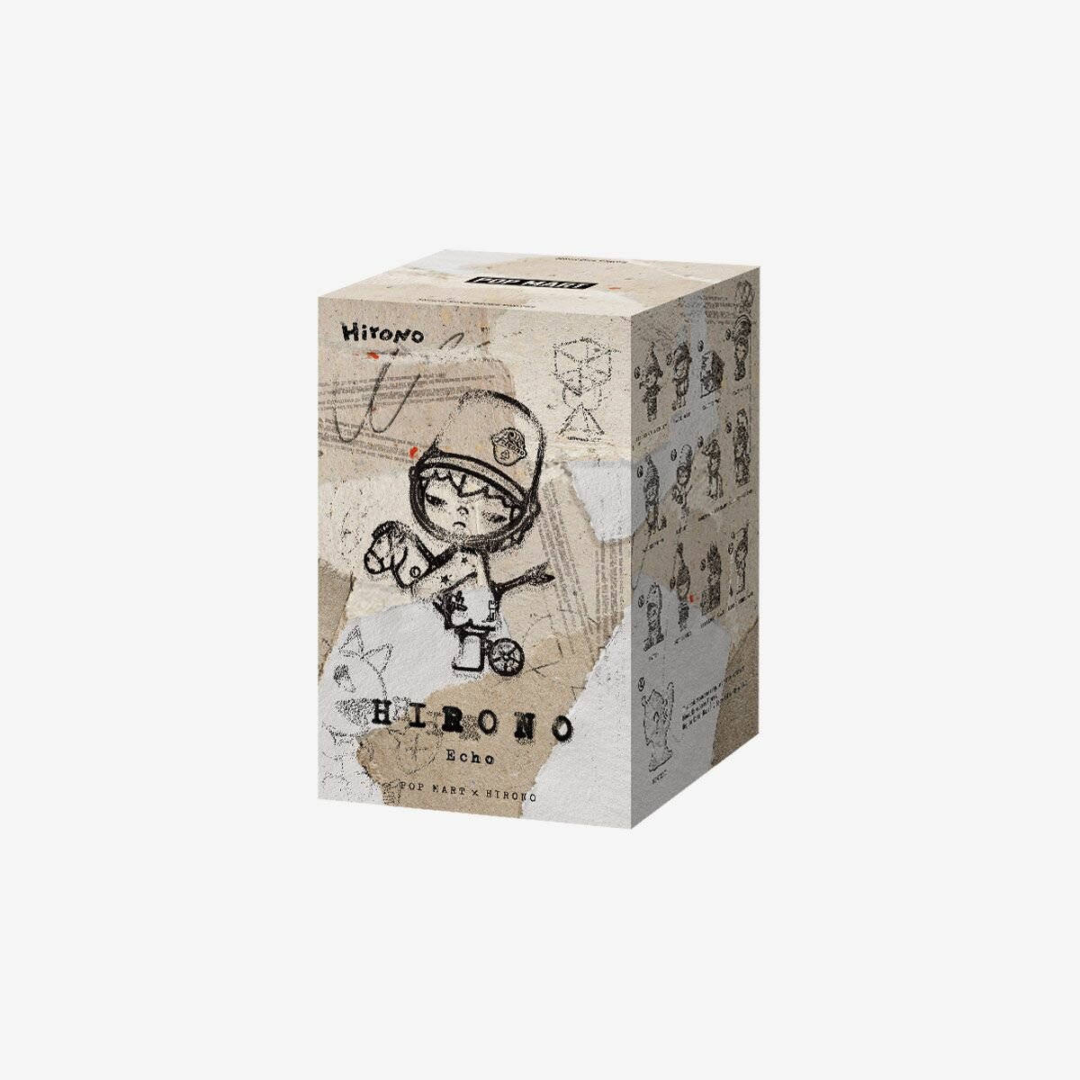 POP MART - Коллекция Hirono Echo Series Figure, Staying Up, Подарки, украшения комнат, 1 шт