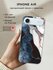 Чехол на Apple iPhone Air / Айфон Айр с принтом "Благородный мрамор"