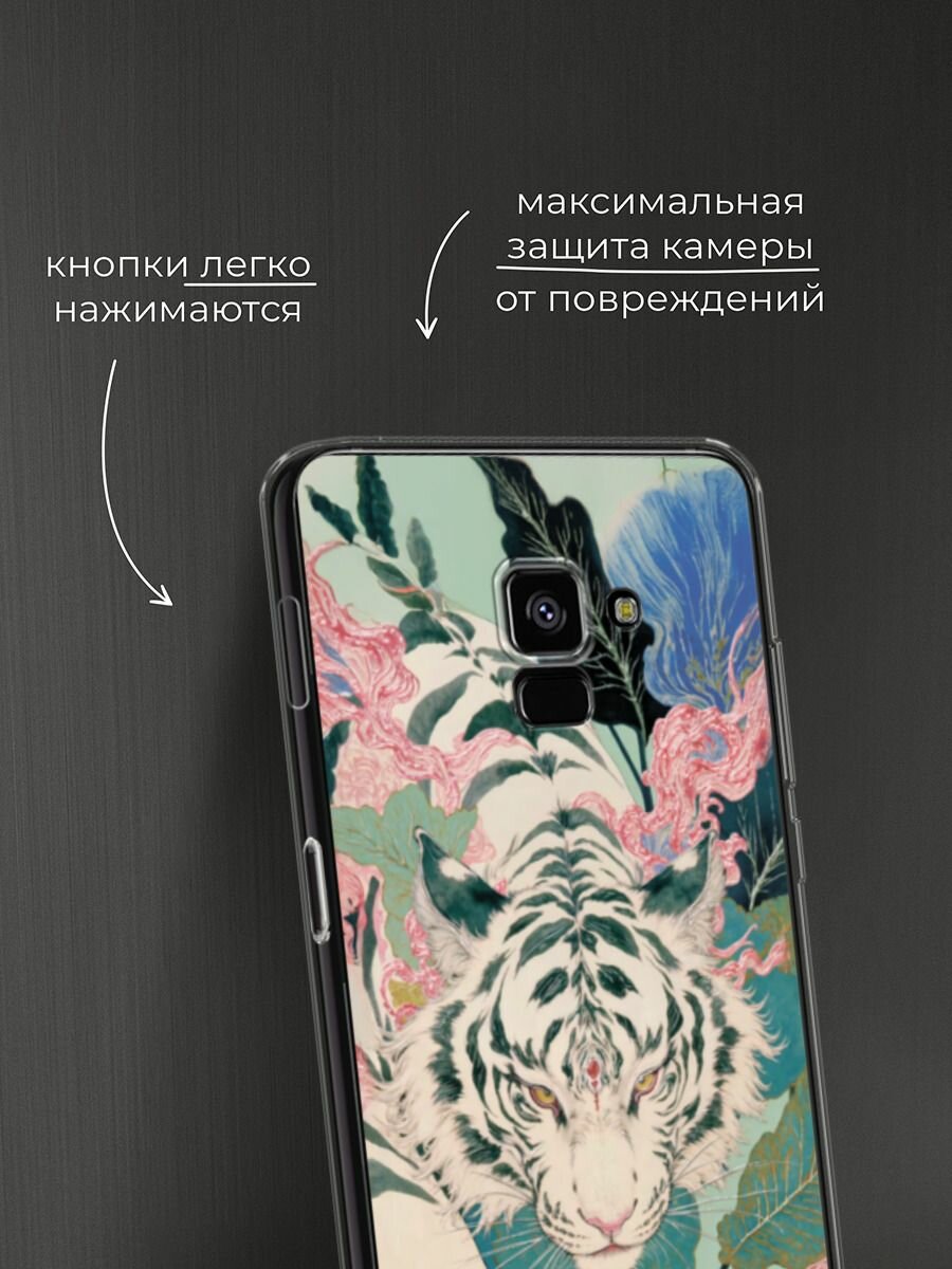 Чехол на Samsung Galaxy A8 + / Самсунг Галакси А8 Плюс 2018 с принтом "Охотник" — фото 1