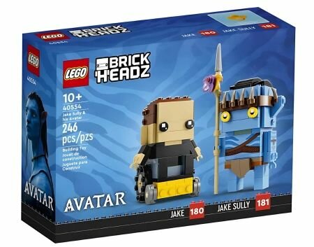Конструктор LEGO Brickheadz 40554 Джейк Салли и его аватар