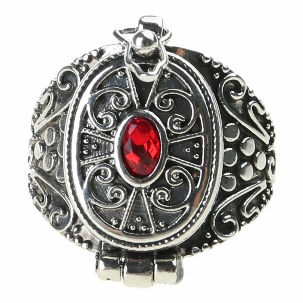 Ретро-открывающееся непальское кольцо-шкатулка Gawu