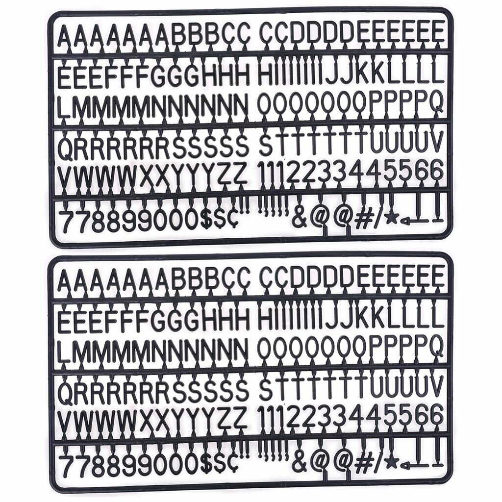 Версия 2 фетровая доска для объявлений с бордюрными буквами-черная